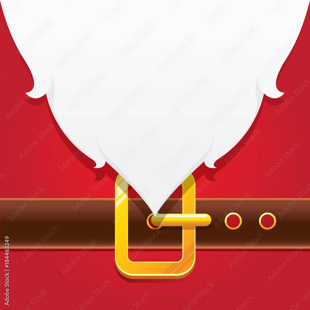Santa Belt Vector