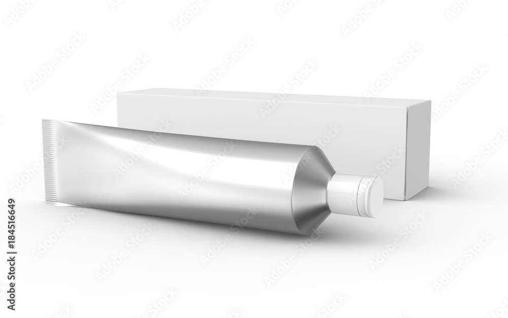 Blank toothpaste mockup Stock Illustration | Adobe Stock