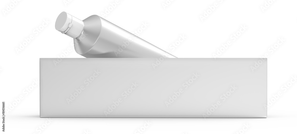 Blank toothpaste mockup Stock Illustration | Adobe Stock