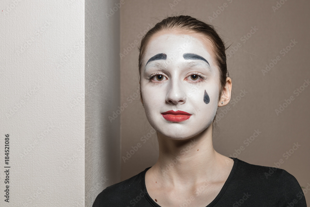 Sad Mime Makeup