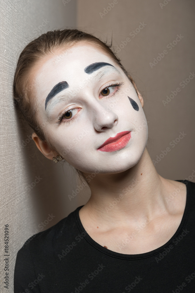 Sad Mime Makeup