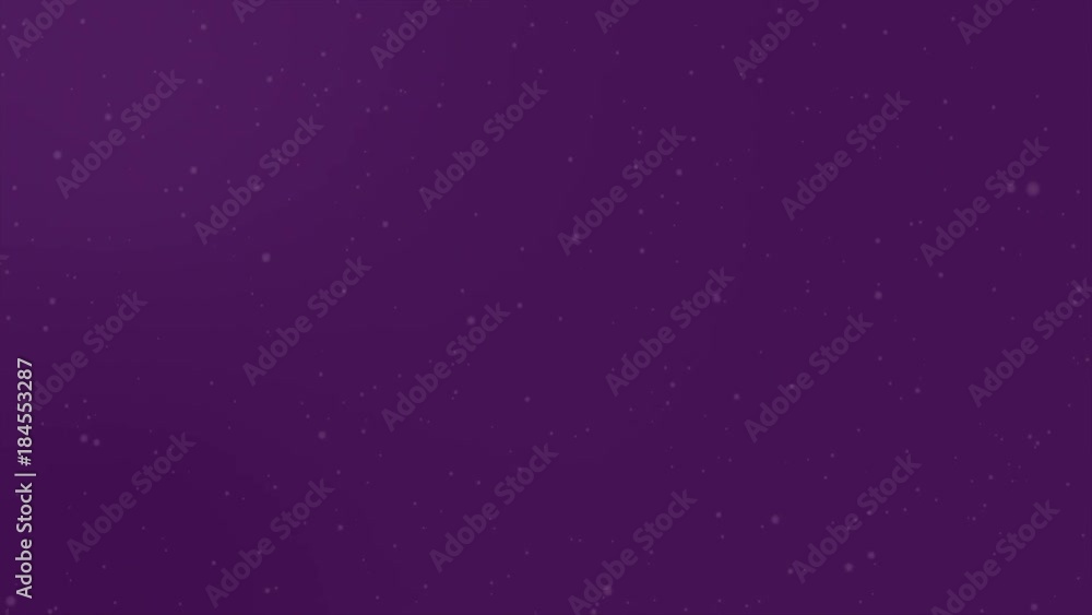 Abstract purple background animation with moving particle shapes as ...