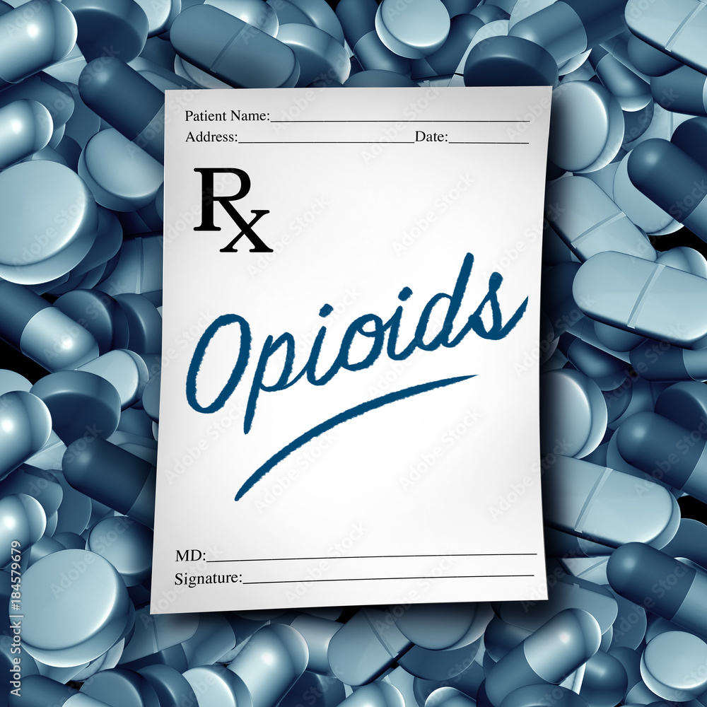Opioids Doctor Prescription Stock Illustration | Adobe Stock