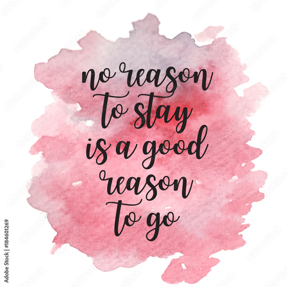 Inspirational quote about life, positive phrase. Modern calligraphy ...