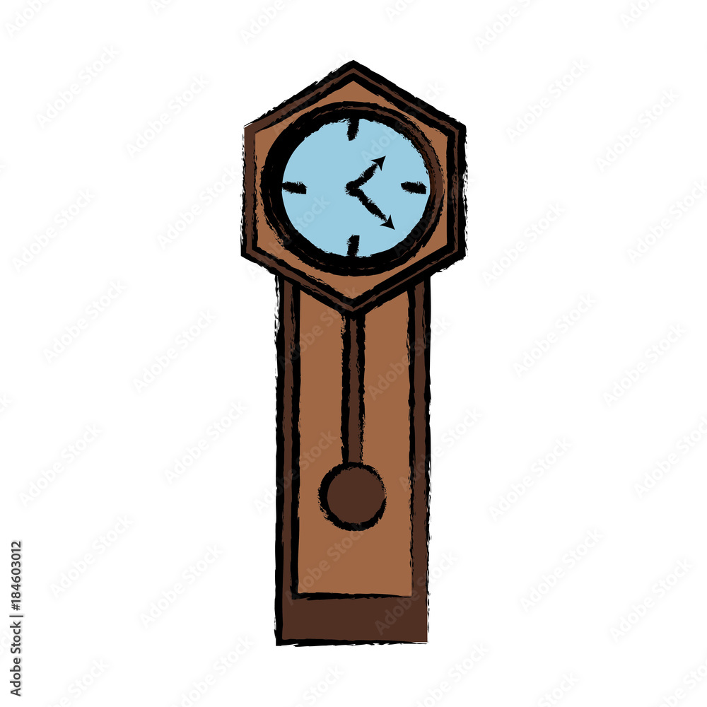 Antique clock icon image Stock Vector | Adobe Stock