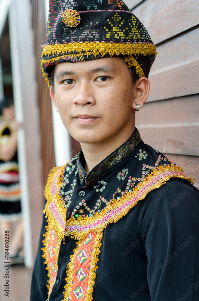 Young Man From Indigenous Dusun Lotud people of Sabah Borneo in East ...