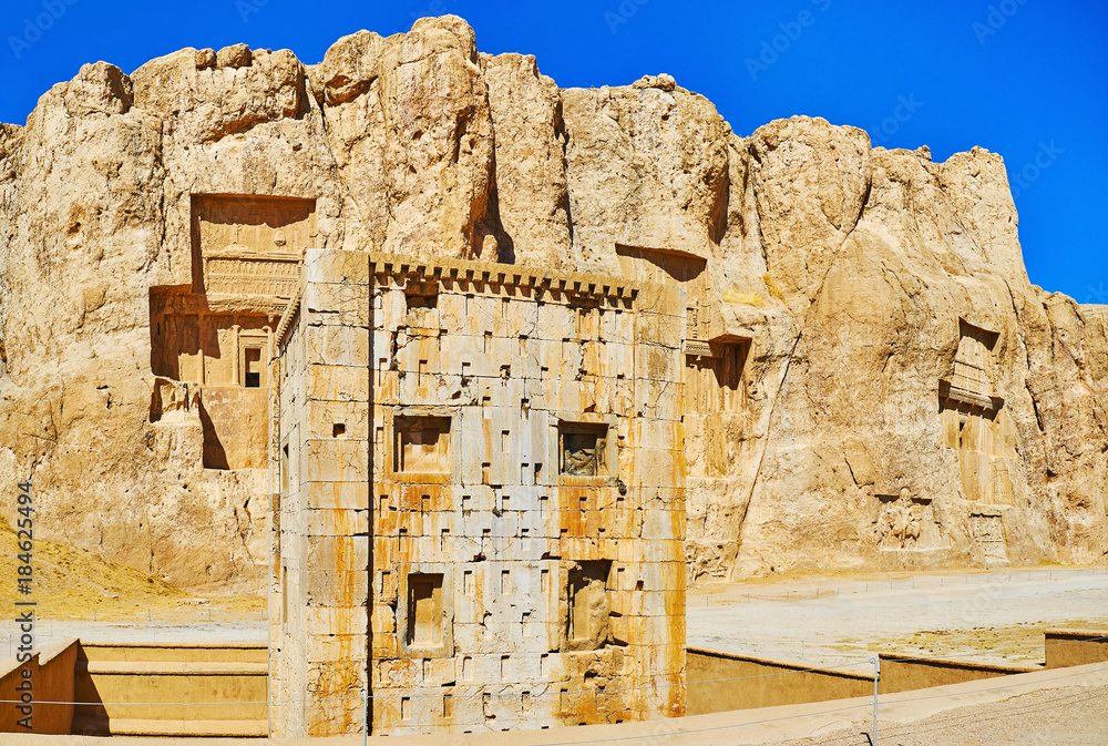 Territory of Naqsh-e Rustam Necropolis, Iran Stock Photo | Adobe Stock