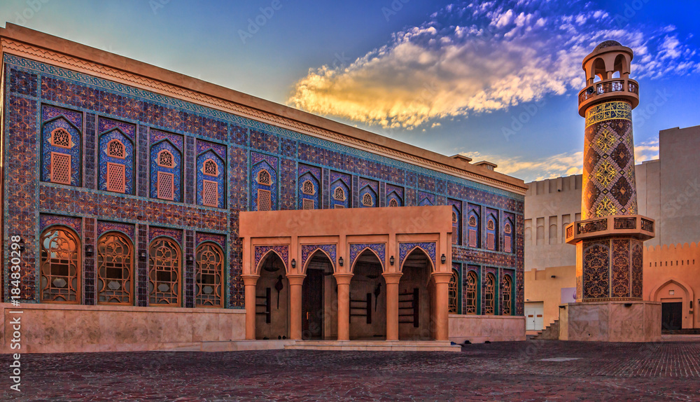 Katara Mosque,Doha,Qatar. Stock Photo | Adobe Stock