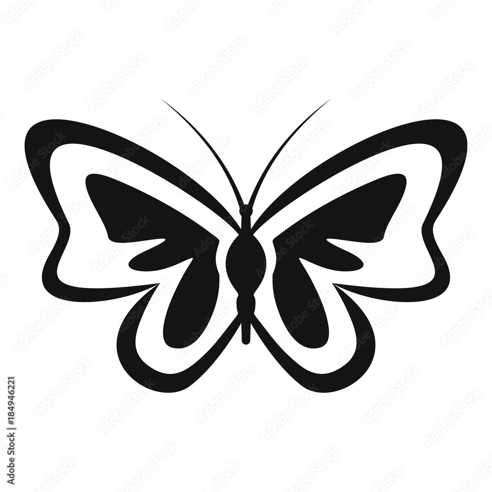 Simple Butterfly Vector