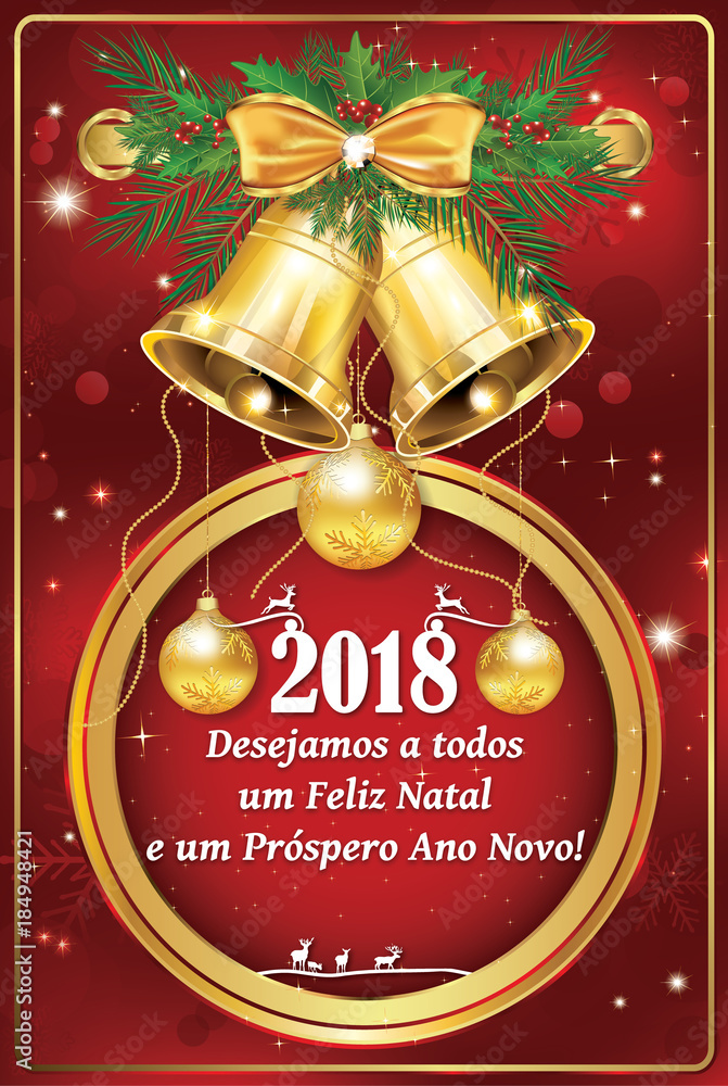 We wish you a Merry Christmas and a Happy New Year! written in Spanish ...