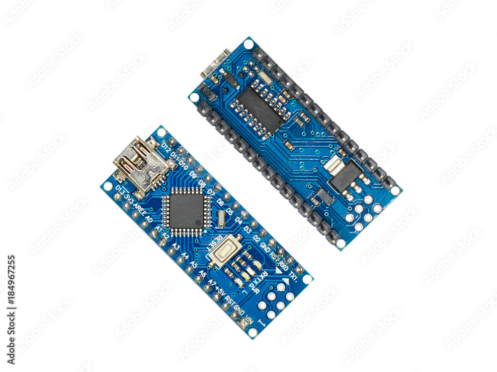 Photo of Arduino nano board Stock Photo | Adobe Stock