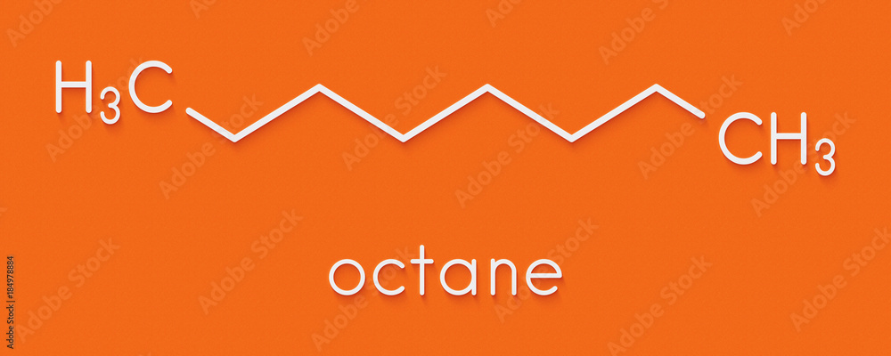 Gasoline Molecular Structure