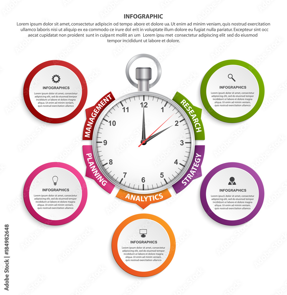 Infographic design organization chart template for business ...