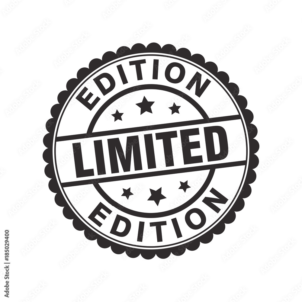limited edition sign seal stamp medal vector design Stock Vector ...