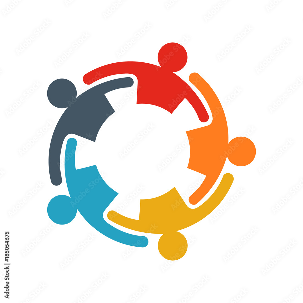 Group of business people.Business people sharing their ideas. Logo ... Group of business people.Business people sharing their ideas. Logo ...