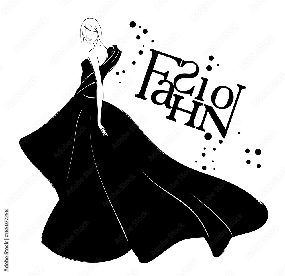 Elegant Lady Sketch