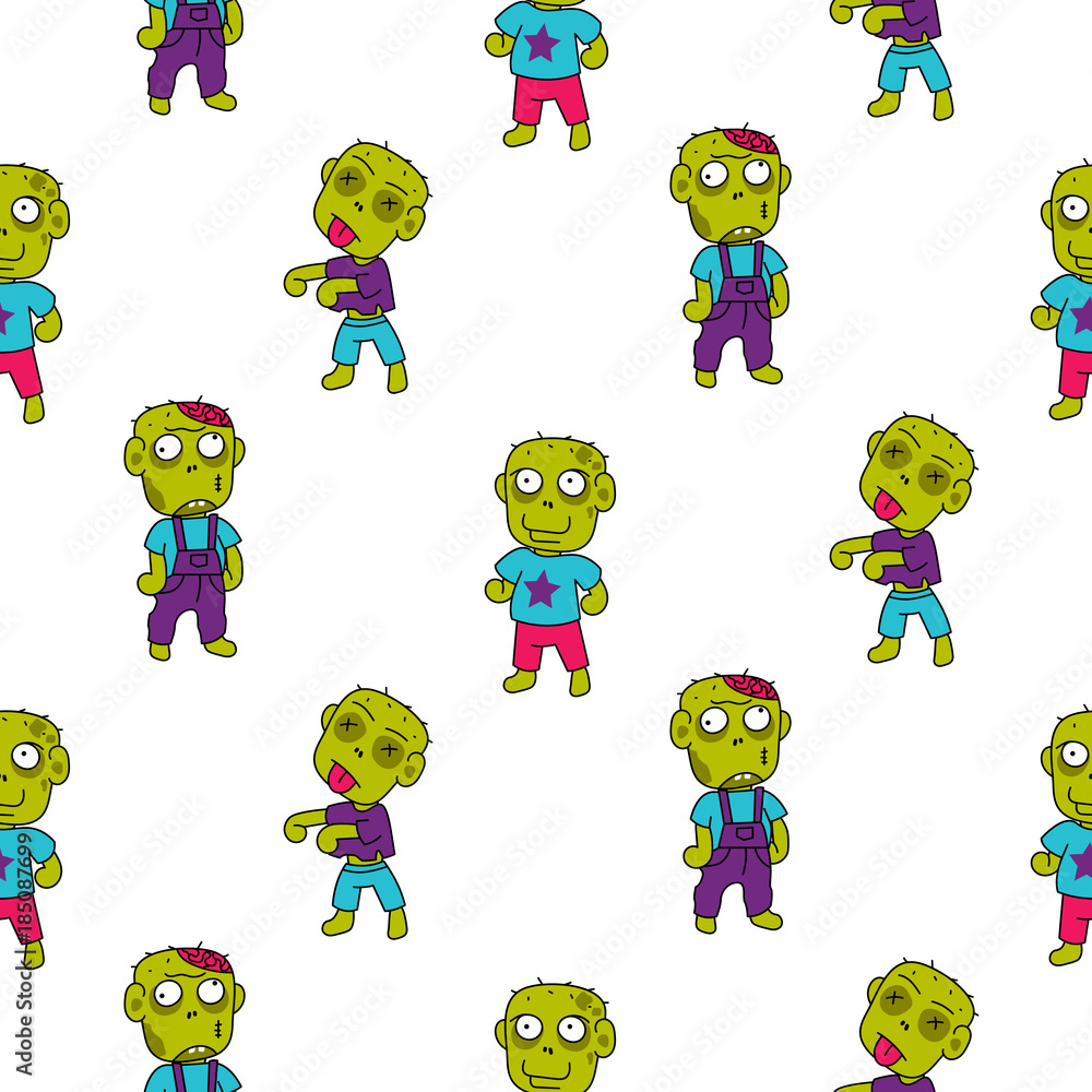 Cute Zombie Background