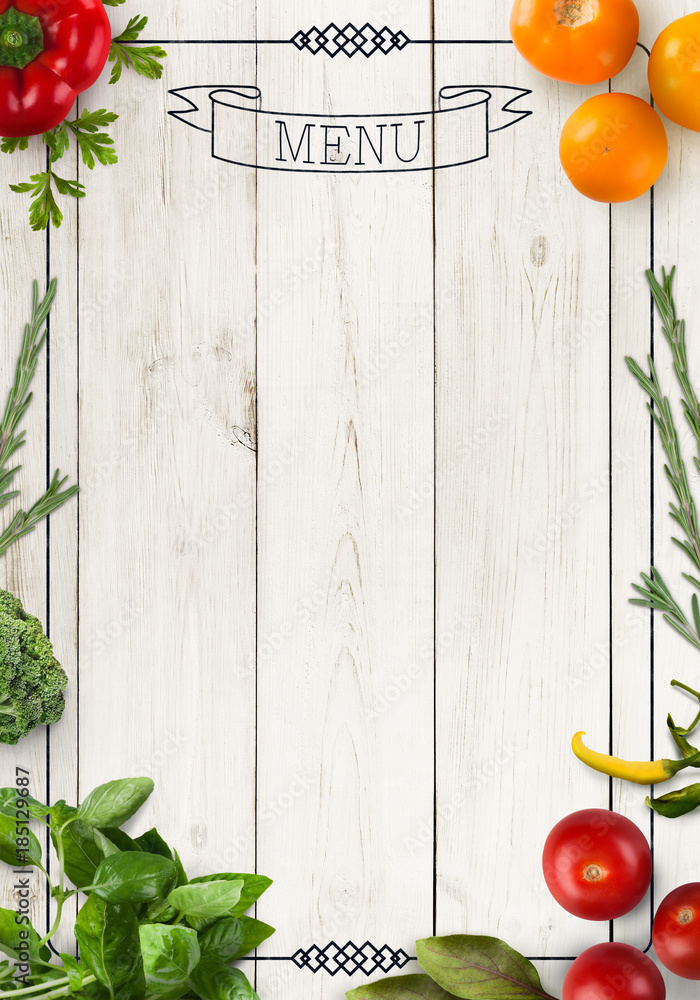 Black board as mockup for restaurant menu Stock 写真 | Adobe Stock