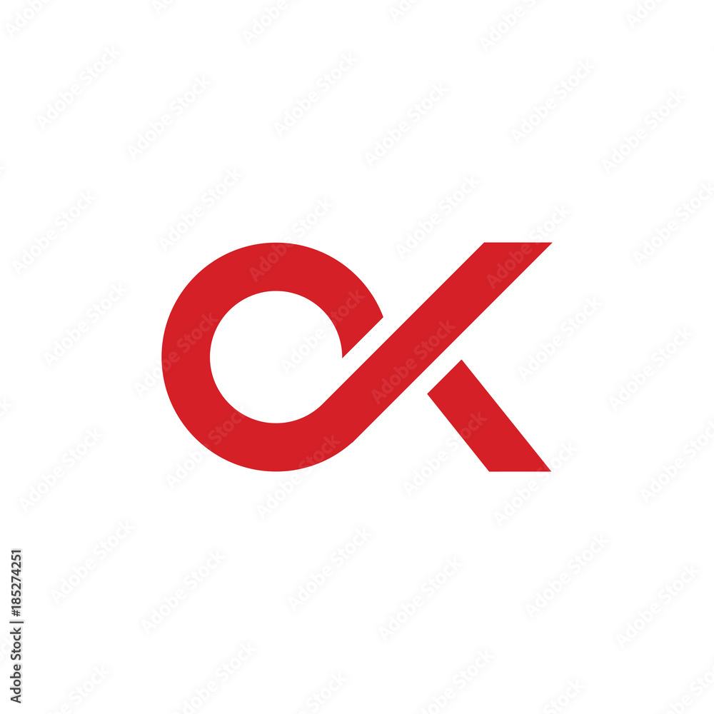 OK logo design vector template Stock Vector | Adobe Stock