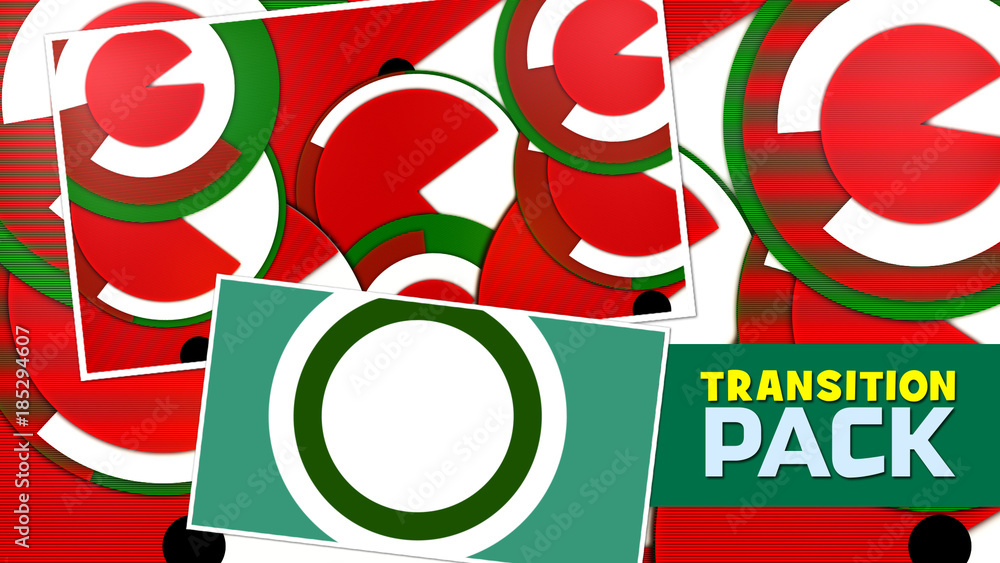 Concentric Circles Transitions Pack 2 Stock Template | Adobe Stock