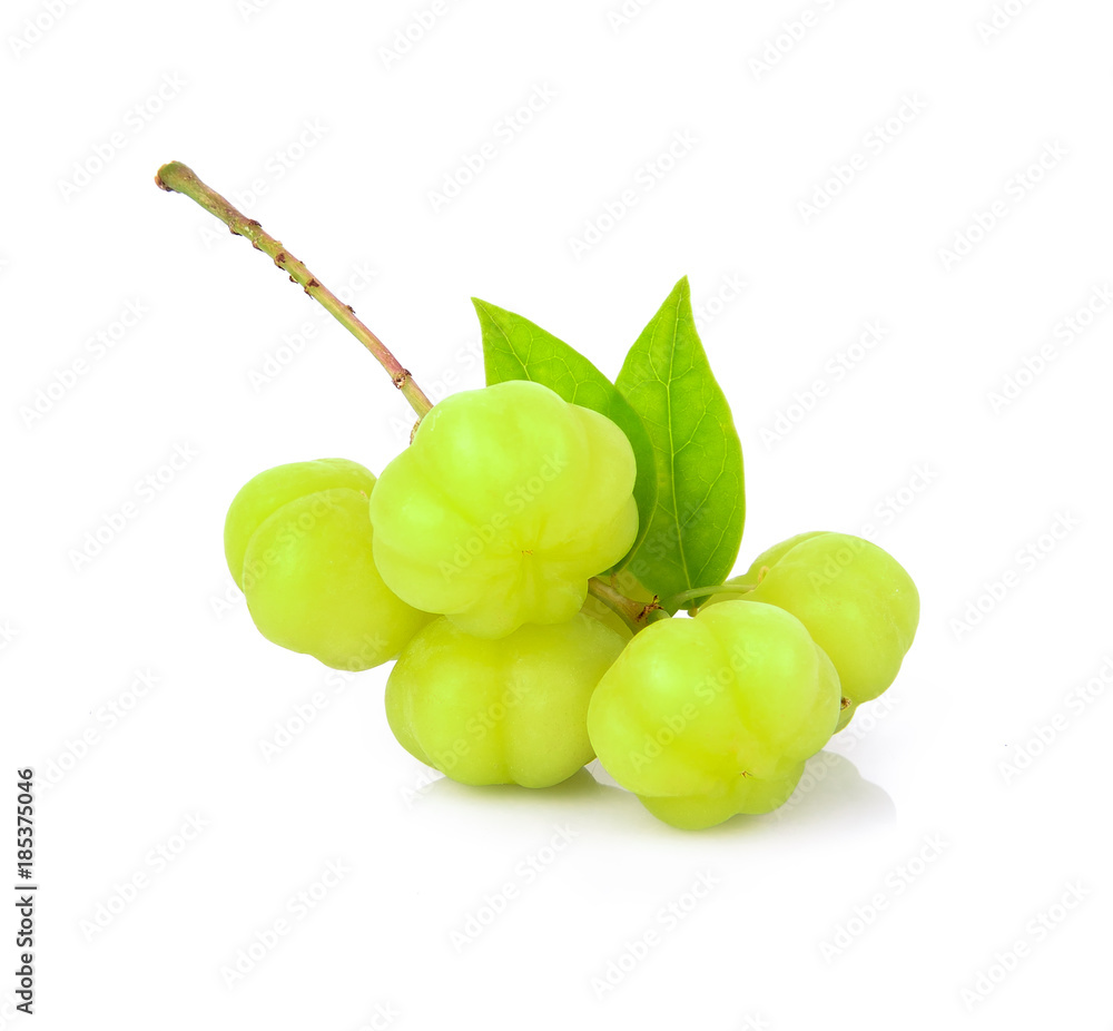 star gooseberry on white background Stock Photo | Adobe Stock