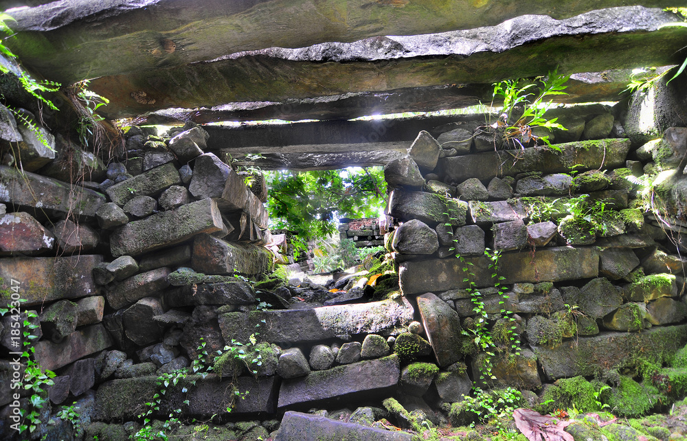 Nan Madol - archaeological site on the island of Pohnpei, Federated ...