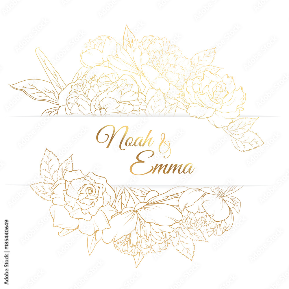 Flower Top And Bottom Border