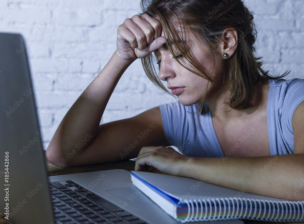 Frustrated Student Computer