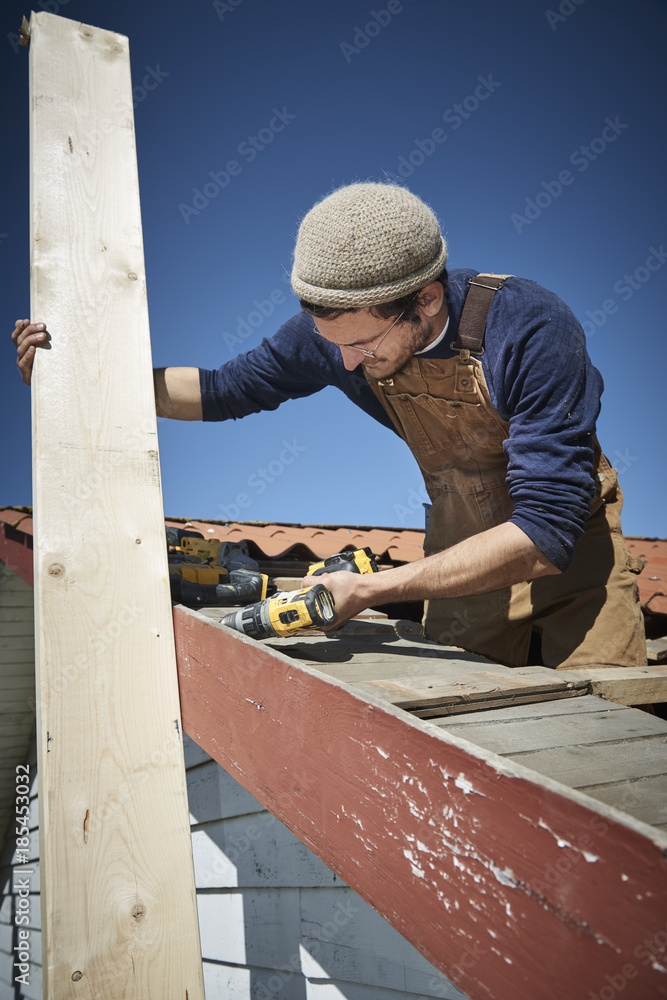 ecological timber work Stock Photo | Adobe Stock