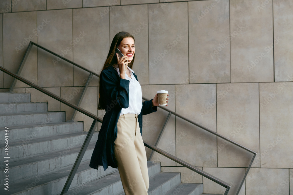 Business Women Style. Woman Going To Work Stock Photo | Adobe Stock