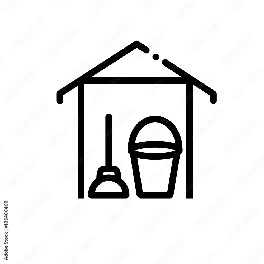 Storeroom vector icon Stock Vector | Adobe Stock