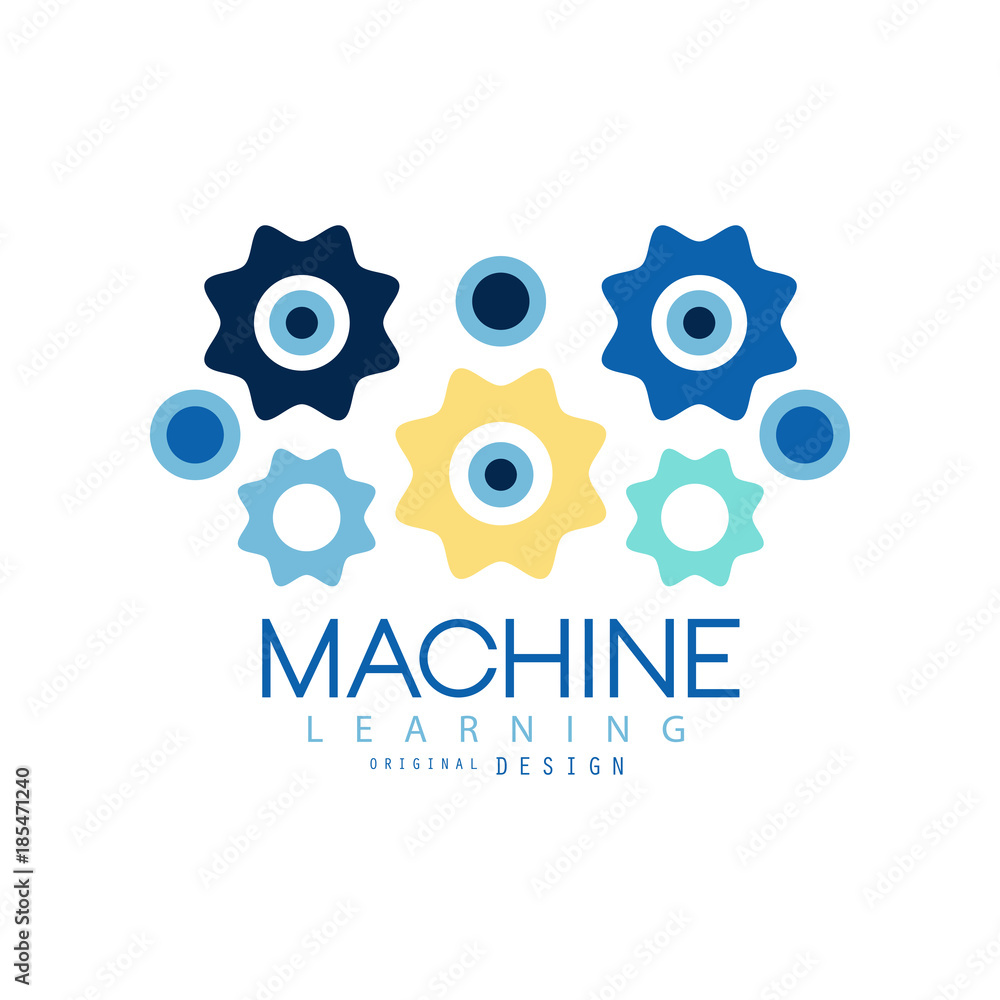 Machine learning process and data science technology symbol Stock ...