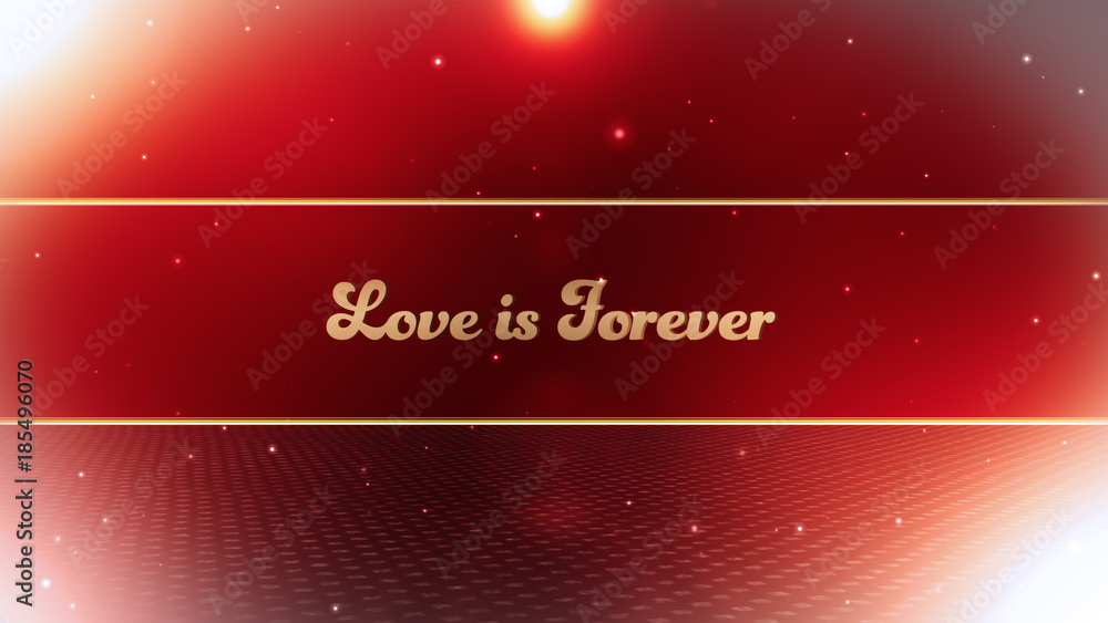 Golden Text & Fireflies Title Stock Template | Adobe Stock