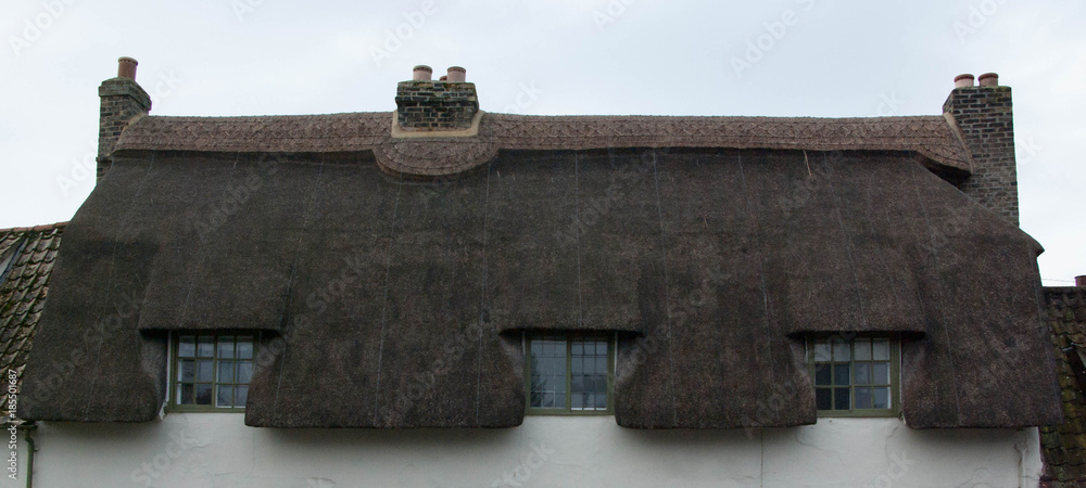 English Thatched Roof Textures Stock Photo | Adobe Stock