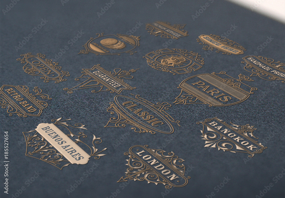 13 Ornamental Banners Set Stock Template | Adobe Stock