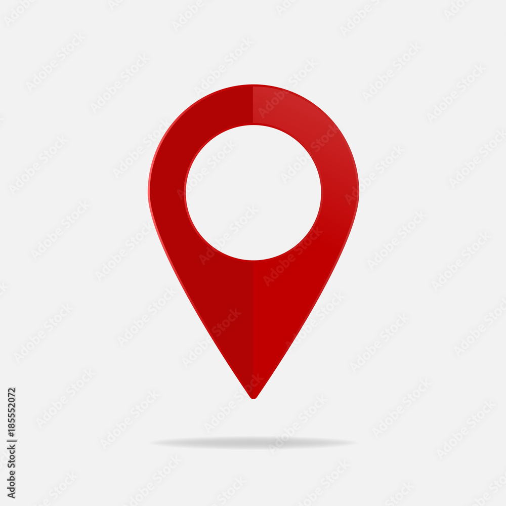 Vector Image Positioning On The Map Mark Icon Red Icon Location Drop vector-image-positioning-on-the-map-mark-icon-red-icon-location-drop