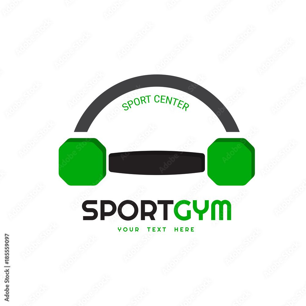 sport gym logo tmplate Stock Vector | Adobe Stock