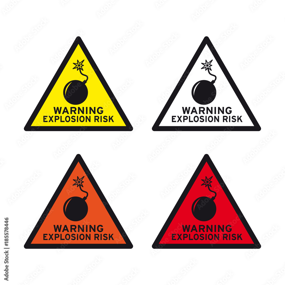 Explosion Hazard Sign