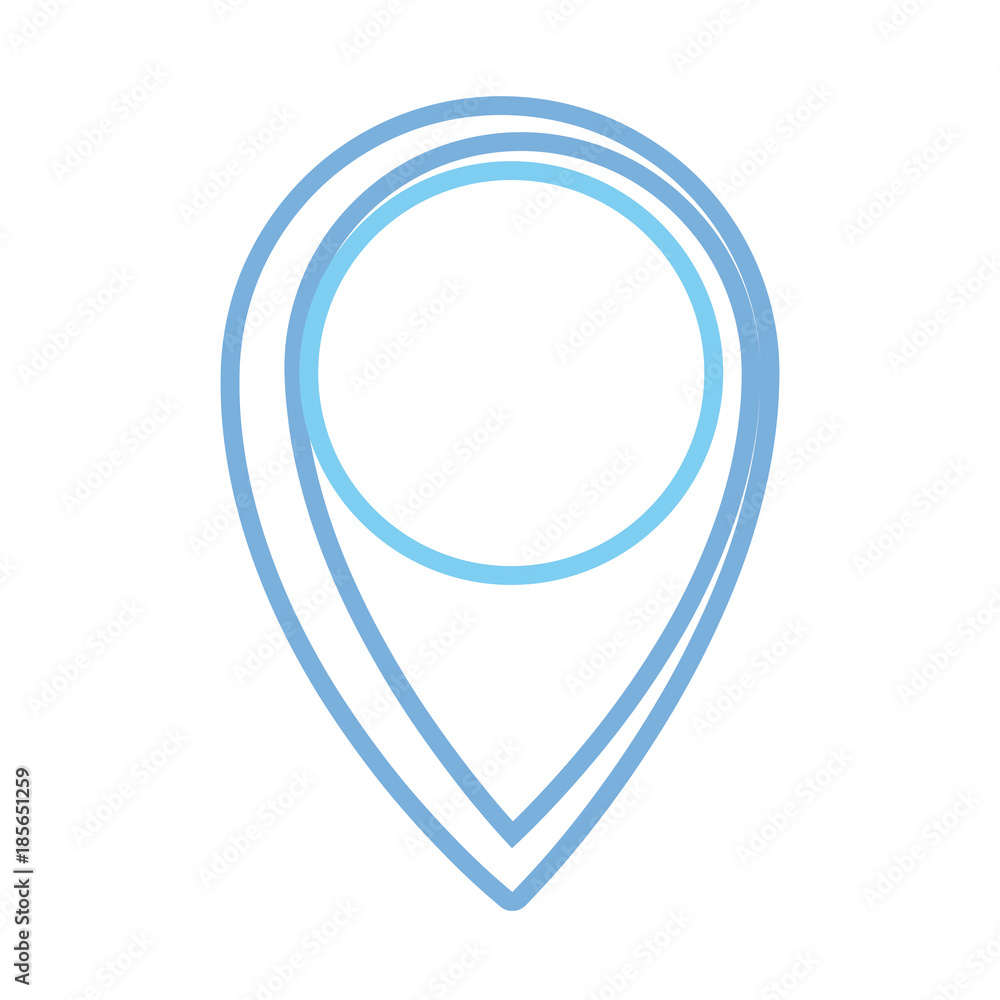 Pin location symbol Stock Vector | Adobe Stock