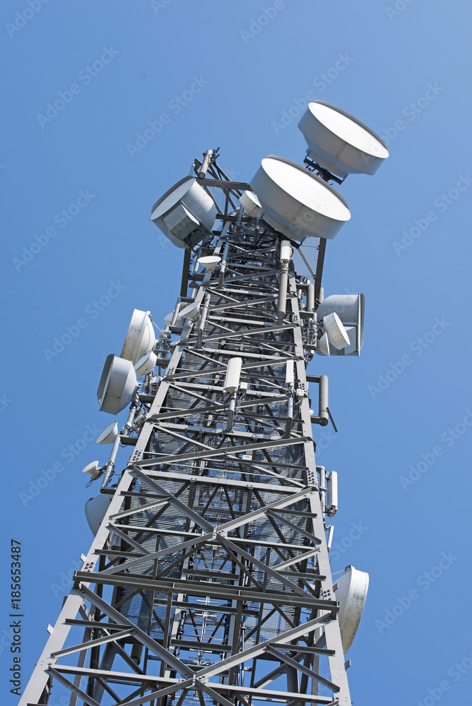 Sendemast, Mobilfunk, Telekommunikation Stock-Foto | Adobe Stock