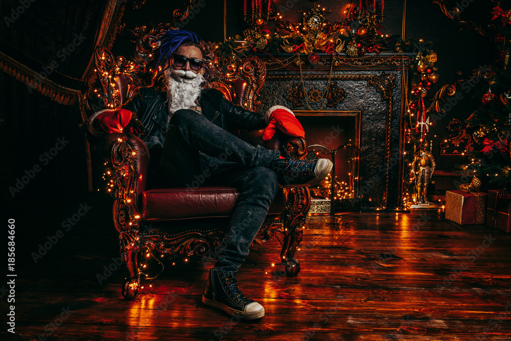 Punk Lucha Santa Christmas