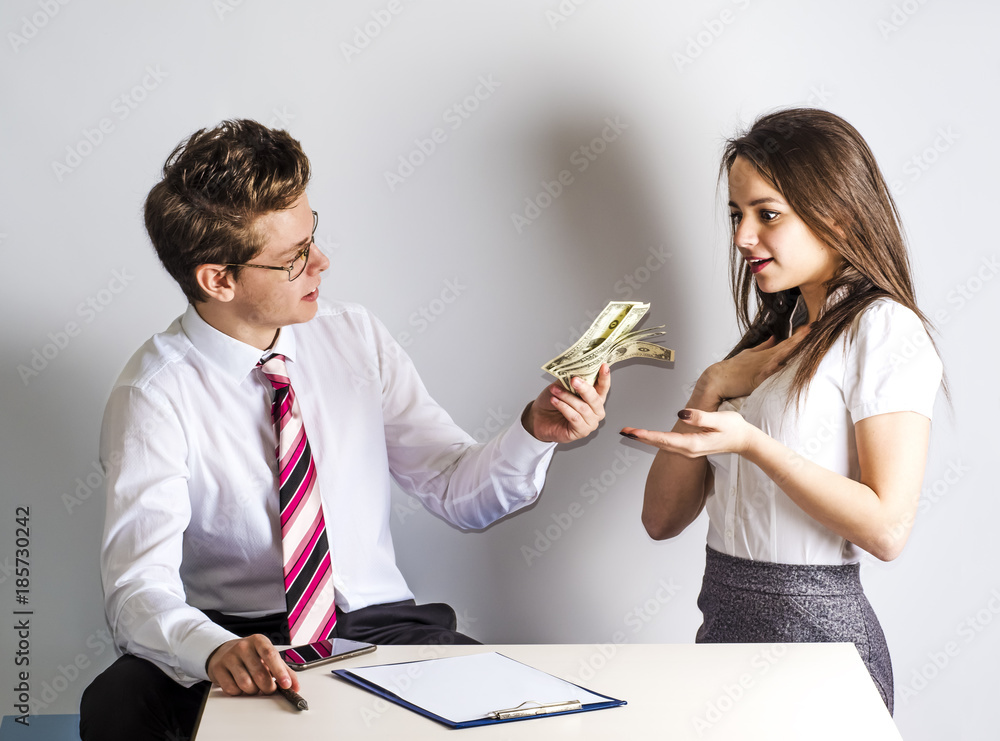 Person Donating Money