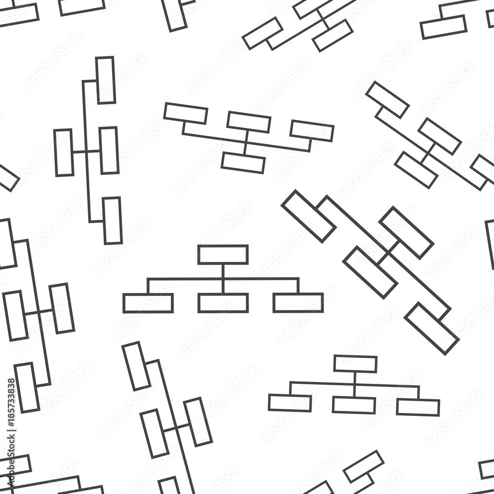 Business structure sign seamless pattern background. Business flat ...