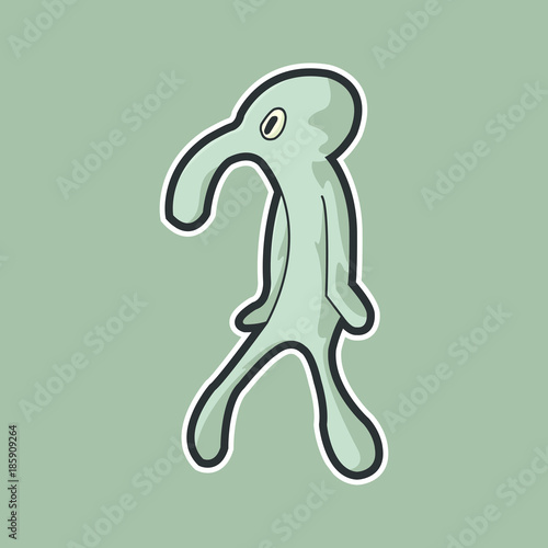 Squidward Transparent