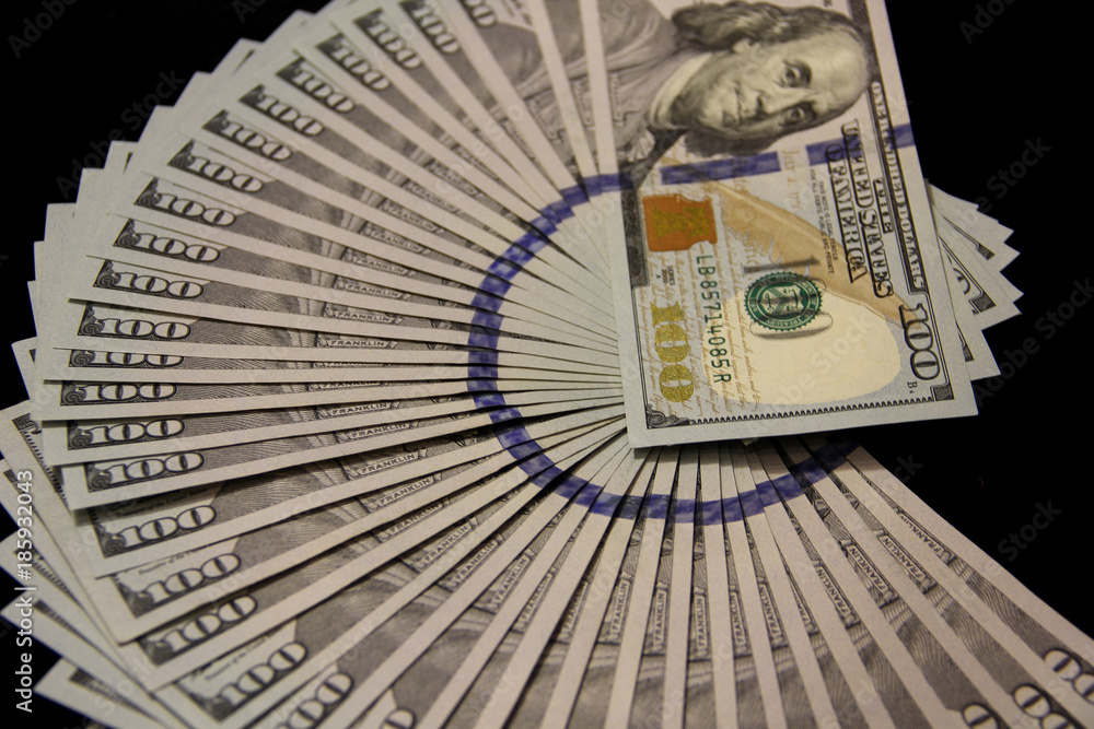 Money Black Background