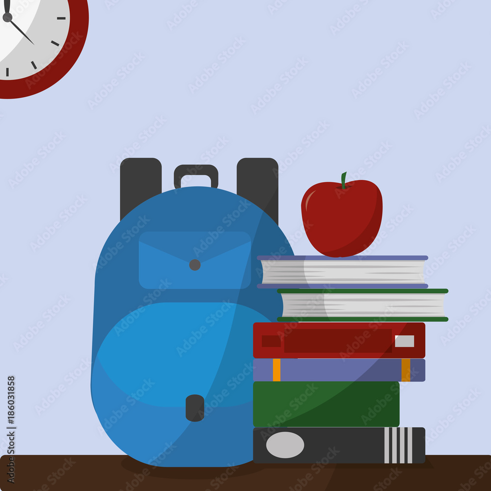 School icon set design Stock Vector | Adobe Stock