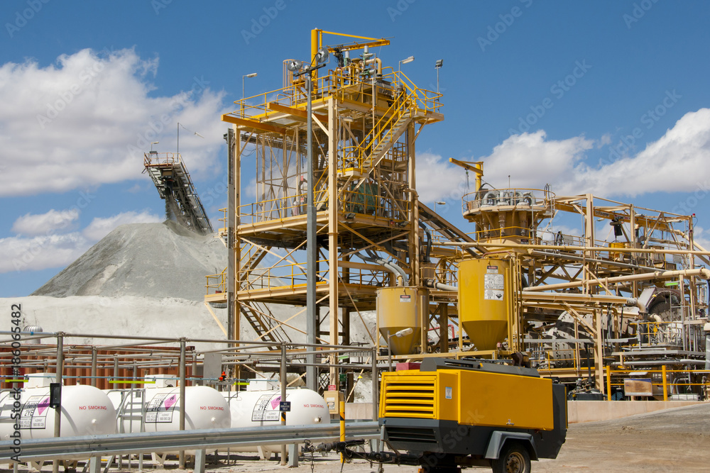 Mining Process Plant Stock Photo | Adobe Stock