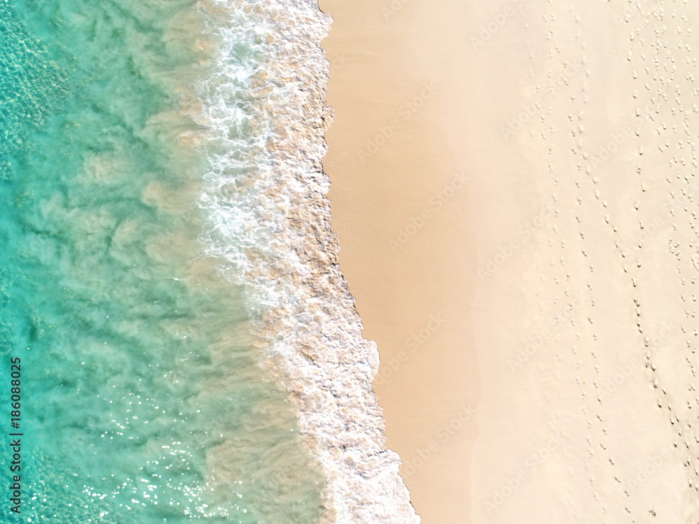 Strand von oben Stock Photo | Adobe Stock