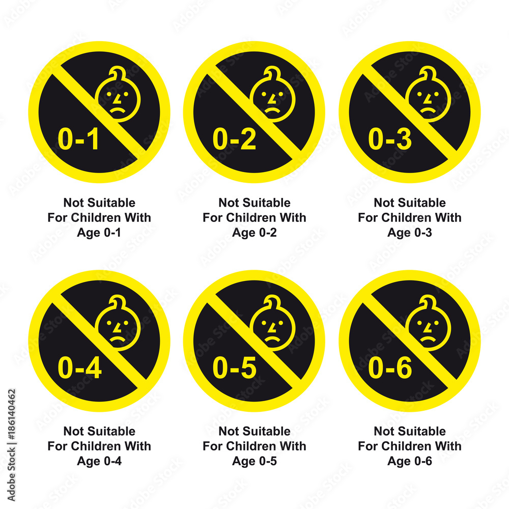 Not Suitable For Children Sign