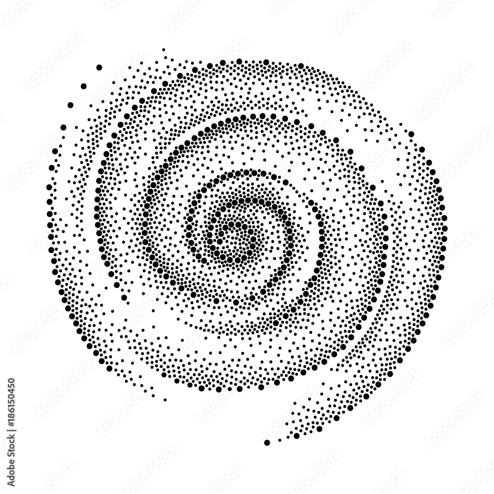 Vector dotted top view spiral of Tornado or Typhoon or Hurricane in ...